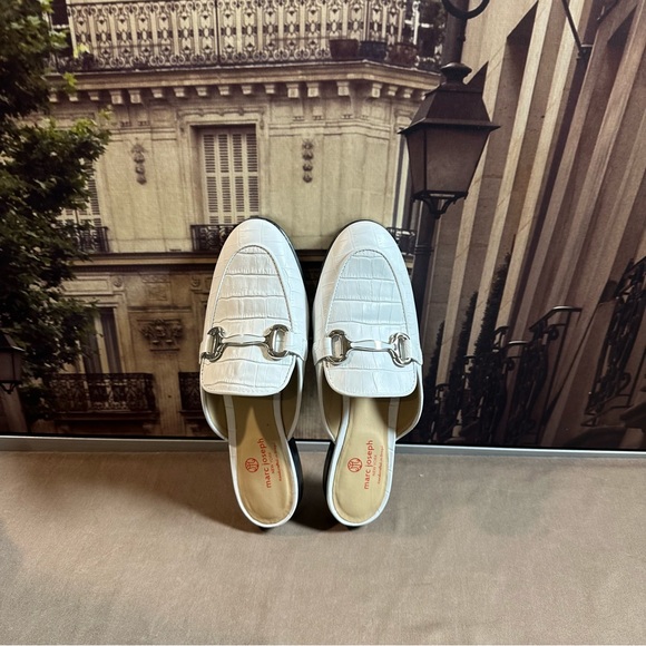 Marc Joseph | Shoes | Marc Joseph Womens White Crocodile Leather Slip ...